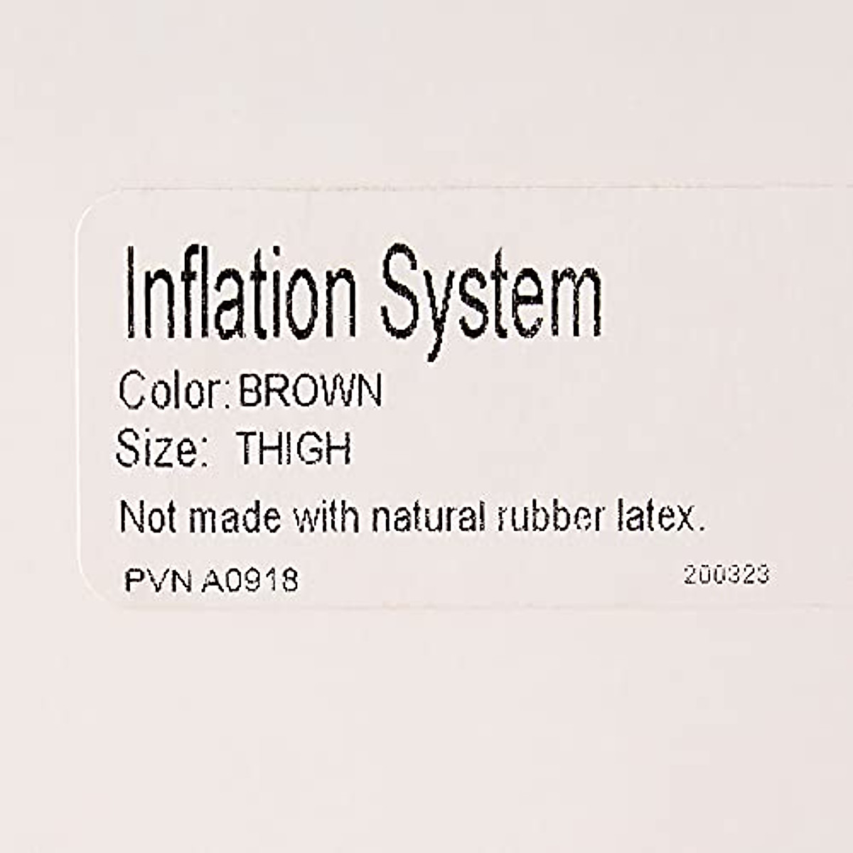 McKesson LUMEON Blood Pressure Cuff and Bulb, Thigh, Black, XL, 40 cm to 66 cm, 1 Count