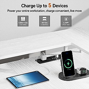 FEMOND L-Shaped Gaming Desk with LED Lights, Modern White Computer Desk, 55 Inch, 3 Shelves, 1 Adjustable Shelf, Perfect for Home Office, Gaming Setup, and Small Places