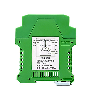 Industrial CAN Bus Isolated Repeater Isolator Module Barrier 1Mbps Isolation Din Rail mounting