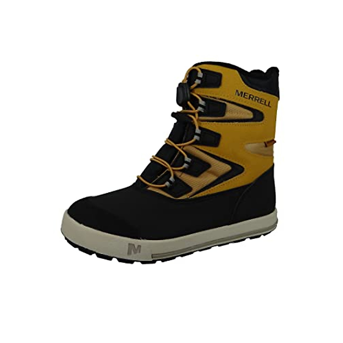 Merrell Snow Bank 3.0 Waterproof Boot, Wheat, 1 US Unisex Big Kid