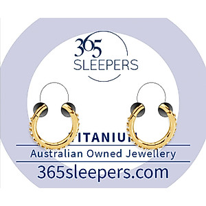 365 SLEEPERS 16G Titanium 6mm-14mm Gem Hinged Hoop Segment Nose Ring Helix Tragus Septum Unisex Earring Body Piercing Jewelry