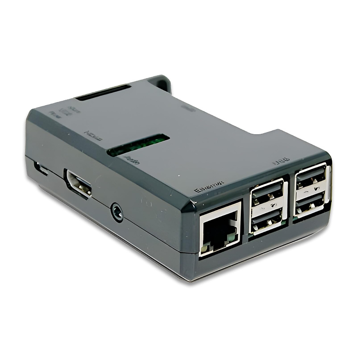 sb components Jet Black Case for Raspberry Pi 3 Model B and Raspberry Pi 2 Model B (Black) with Access to All Ports