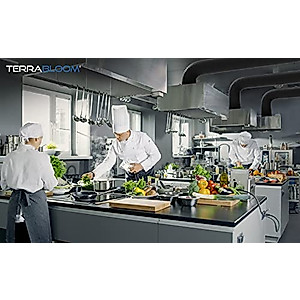 TerraBloom Flexible 6 Inch Ducting - Black 25 Feet Flex Aluminum Duct with 2 Clamps – 4 Layer HVAC Ventilation Air Hose - Great for Grow Tents, Dryer Rooms, House Vent Register Lines