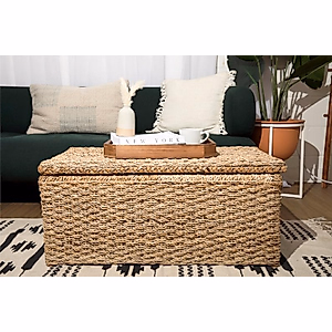 IRNVF Wicker Storage Trunk Rattan| Artisan Made | Rattan