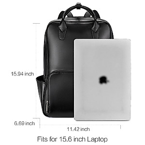 BOSTANTEN 20 inch Carry On Luggage Airline Approved ＆ Genuine Leather 15.6 inch Laptop Backpack Casual Backpack Travel Bag