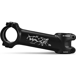 ZECHAO 10 Degree Bike Stem,Mountain Road Bike Stem for 31.8mm Handlebar Spare Parts for Bike Ultralight Bike Stem Bike Stem (Color : Black, Size : 80mm)