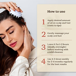 Life & Pursuits Bhringraj Hair Growth Oil 3.4 Fl Oz, Natural Ayurveda Scalp Therapy For Men & Women| Rosemary, Amla, Hibiscus, Tea Tree & Coconut| Reduces Itchiness & Dryness| Nourishes Damaged Hair