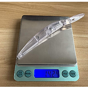 10pcs Unpainted Minnow Bait Fishing Lure Body 150mm 14.2g Blank Hard Lures Free Eye 8305