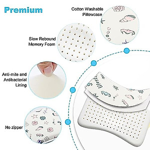 HEGABABY Baby Pillows for Sleeping,Baby Pillow Breathable Set for Infants & Toddlers 16X10IN
