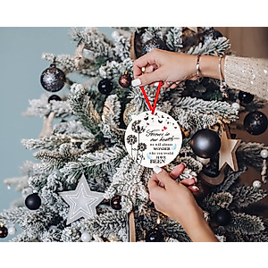 FLYAB Baby Christmas in Heaven Ornament Angel Baby Memorial Christmas Ornaments Miscarriage Ornament for Christmas Tree Remembrance Sympathy Gifts for Loss of Baby Infant Child in Memory of Baby