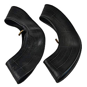 JJDD Carkio 3.50-8/3.00-8 Inner Tubes with Bent Valve Stem for pneumatic wheelbarrow wheel,cart wheel, garden cart, wagons - 2pcs