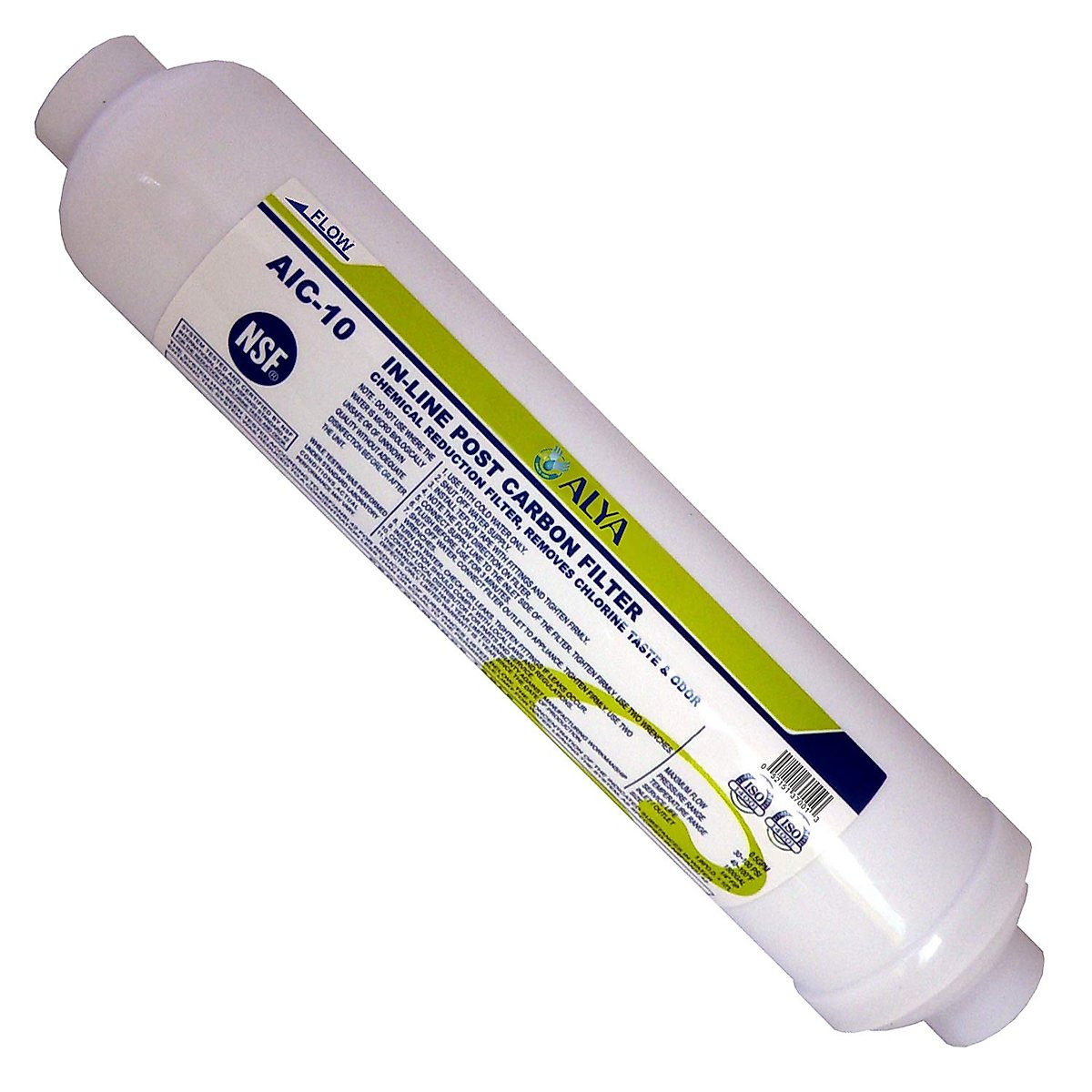LASCO 37-1821 Ice Maker Inline Filter with 1/4-Inch Compression Connection, 6-Pack, Silver, 6 Count