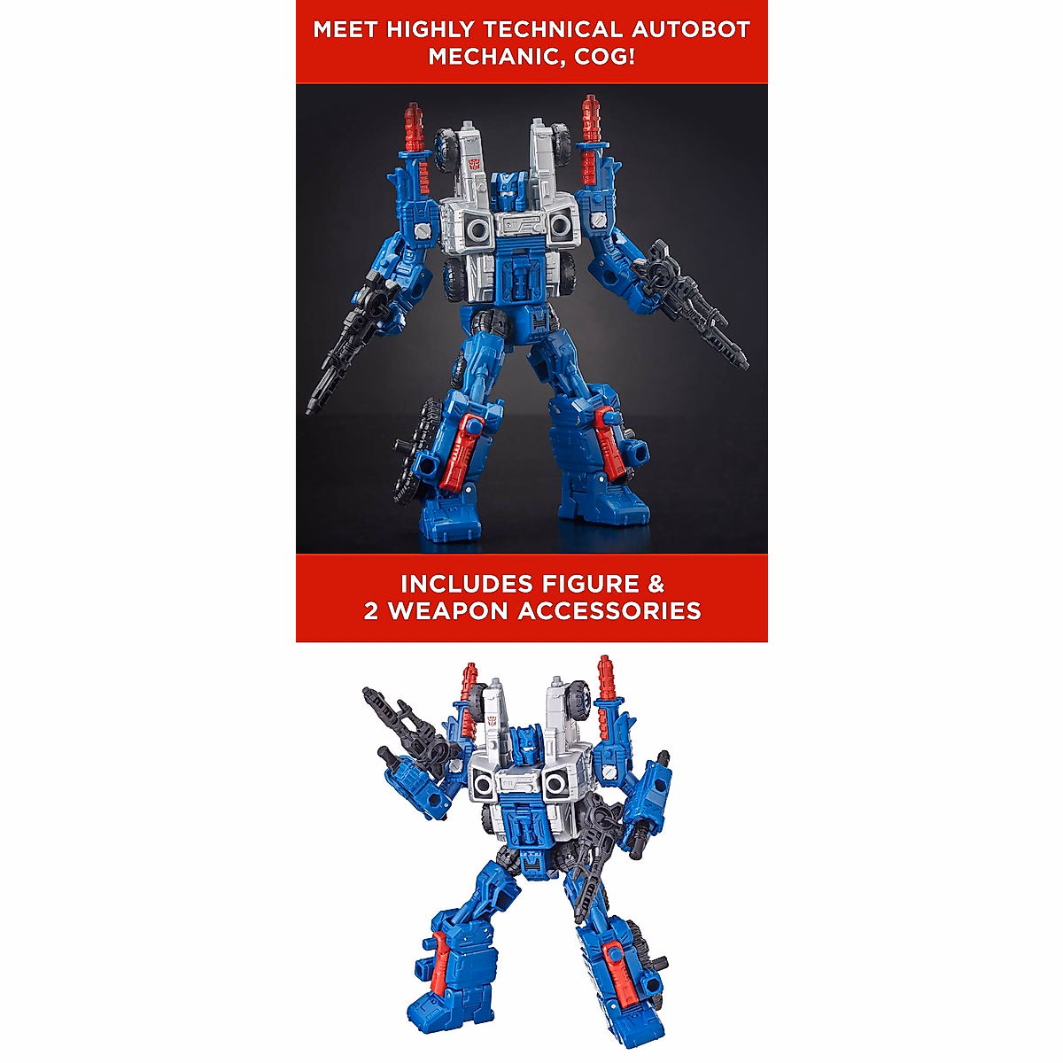 Transformers Generations War for Cybertron: Siege Deluxe Class WFC-S8 Cog Weaponizer Action Figure