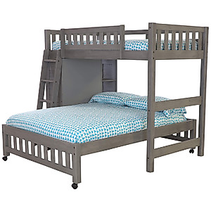 Discovery World Furniture Charcoal Twin Over Full Loft