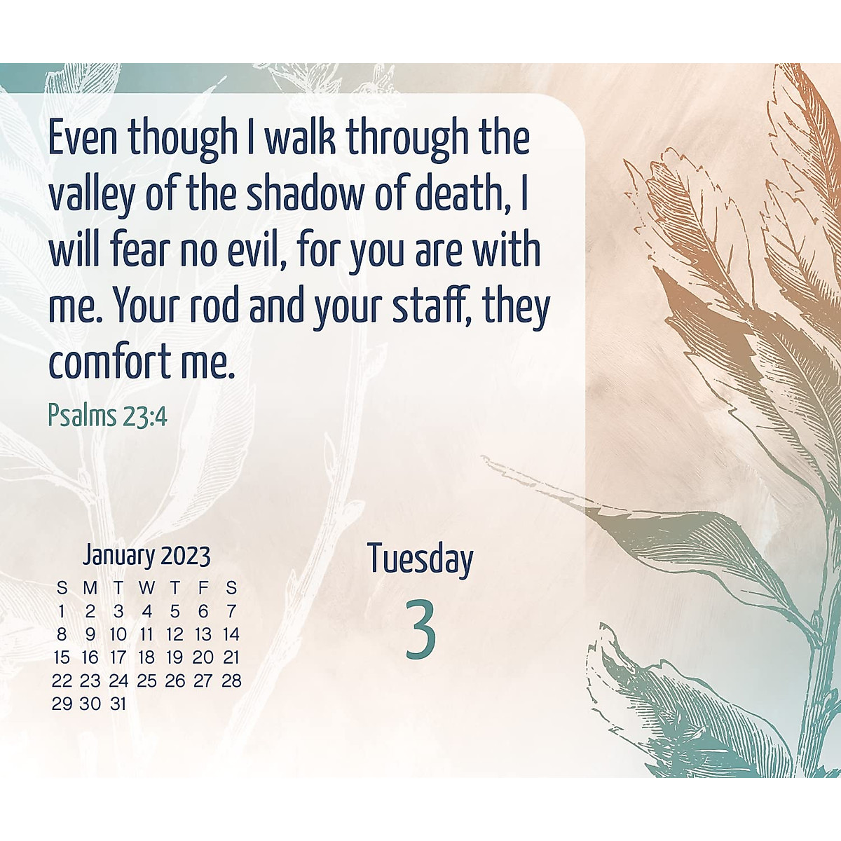 2023 Bible Verses Day-at-a-Time Box Calendar