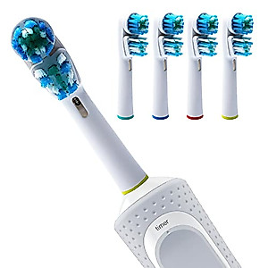 Double Clean Brush Heads, Compatible with Braun Oral-B Dual Clean Electric Toothbrush - Pack of 20