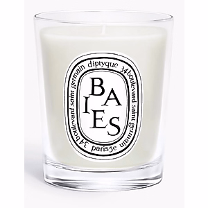 DIPTYQUE Baies Roses & Figuier Scented Candle 3 Piece Set 70 Grams Each Gift Boxed, White