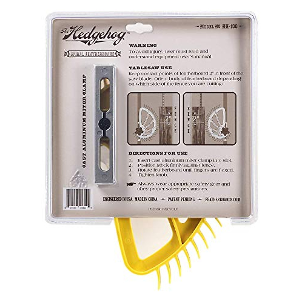 The Hedgehog Featherboard for Table Saws for Quicker, Easier, and Safer Workflow | Improve your accuracy and precision