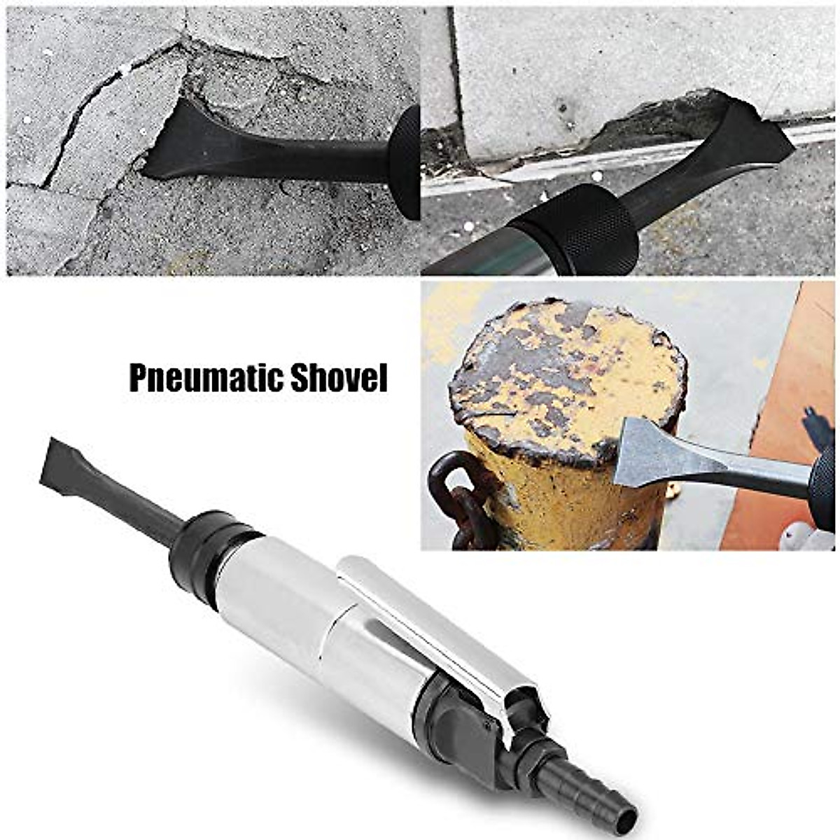 Pneumatic Shovel, Air Chisel, Pneumatic Chisel Hammer Power Hammer Forging Industrial Powerful Handle Straight Type Air Chisel Pneumatic Hammer Shovel Tool