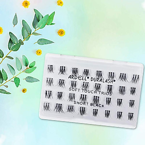 Ardell False Eyelashes Soft Touch Trios Individuals Short Black 4 Pack