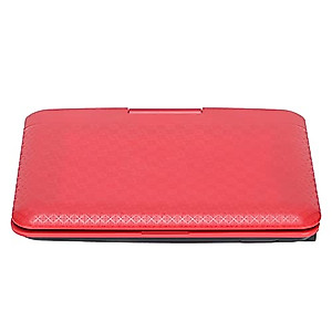 6.8 Inch Portable DVD Player, Car TV Player Portable HD Children's DVD Player Multifunctional Convenient Mobile DVD Player for Car and Outdoor 110‑240V(red)