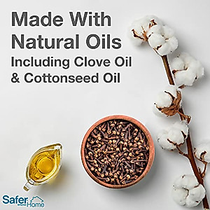 Safer Brand Safer Home SH110 Indoor Ant, Fly, Roach, Spider, Silverfish & Flea Killer Ready-to-Use Spray – Made with Natural Oils – 24 fl oz, Blue