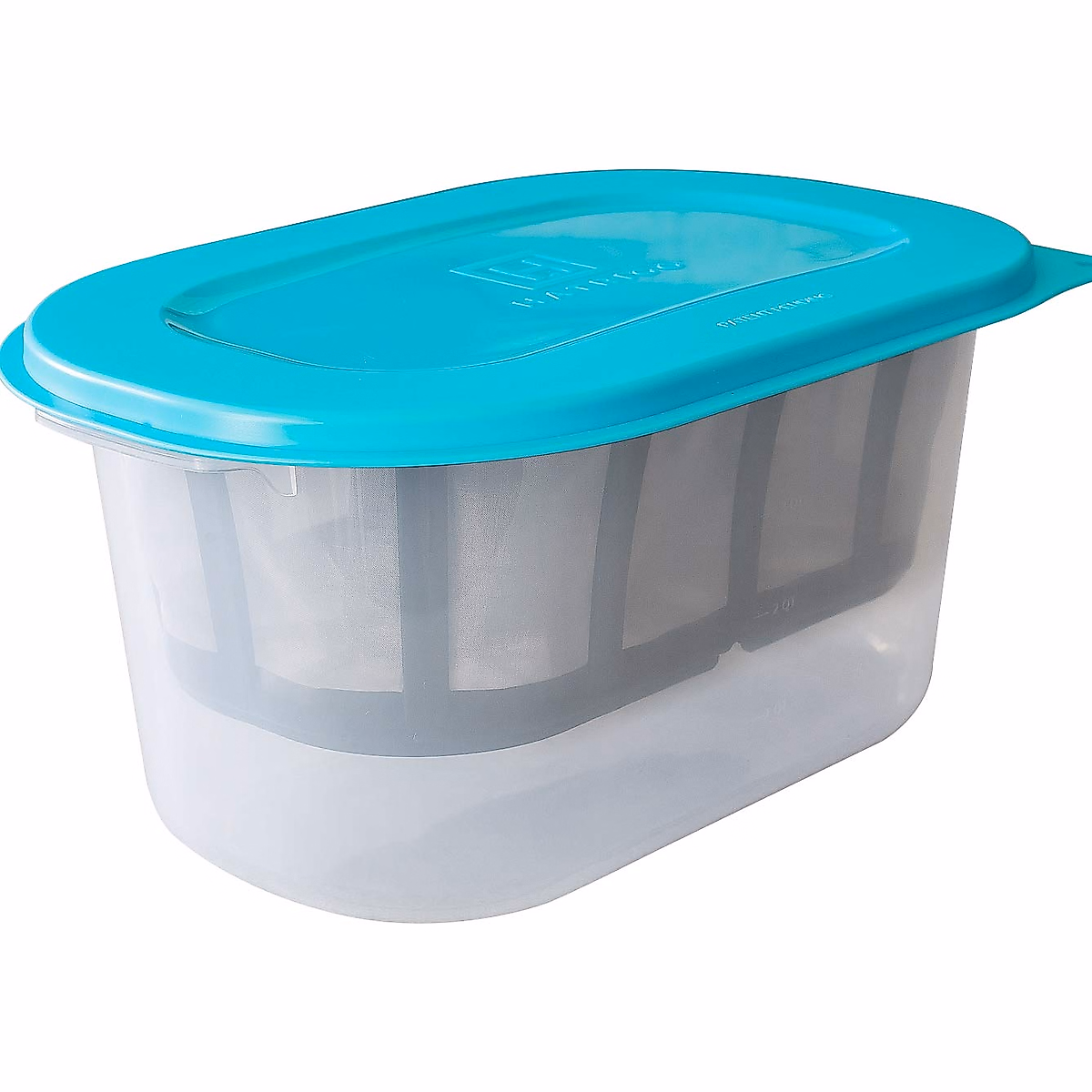 Hatrigo 2-Quart Inner Capacity Greek Yogurt Maker with Extra Fine Mesh Stainless Steel Strainer Basket, BPA-Free Greek Yogurt Strainer (12 x 8 x 6 in)