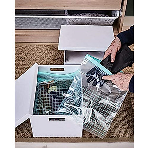 2 Sets of Ikea ISTAD Bags, Freezer Safe, Reusable Food Storage Bags and Household Storage Bags