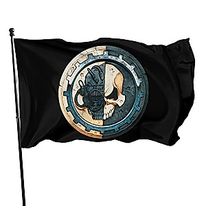 Voglawear Adeptus Mechanicus 3x5 Ft Durable Flag Charming Decoration of Backyard Courtyard Garden Flower Pot