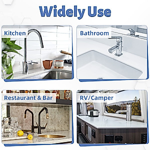 LOPNUR 2 Pack Faucet Mat for Kitchen Sink, 24 inch Long Kitchen Sink Splash Guard Behind Faucet, Thicken Sponge Microfiber Faucet Absorbent Mat, Machine Washable Faucet Splash Catcher, Gray