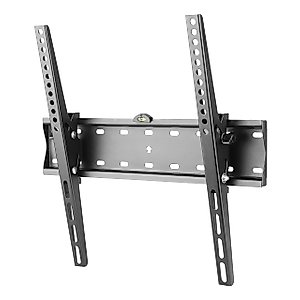 DELTACO ARM-1101 - Fixed Wall Mount with Spirit Level, Suitable for Screen from 32 to 55 inch - Black
