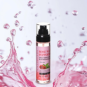 Orientdreads Moisturizing Rose Water and Peppermint Hair Scalp Refresher with Castor Oil for Locs and Dreadlocks - Natural Loc Care and Maintenance (3.4oz)