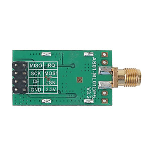 MakerFocus 2pcs nRF24L01P+PA+LNA RF Wireless Transmission Module 2.4GHz ML01DP5 22dBm 100mW 2300M Measured Distance SPI Interface with Antenna Anti Theft Anti-Interference