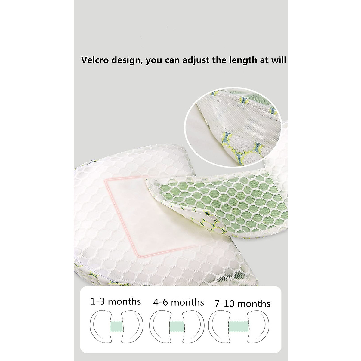 Pregnancy Pillow, Pregnancy Pillow for Pregnant Women, Soft Body Pillow Support for Back,Belly,Hips & Legs, Detachable and Adjustable Pillow Cover