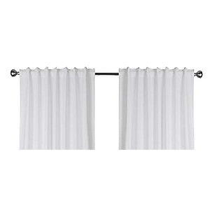 Farm House Curtain-Cotton Textured Slub fabric 50x84 -White, Cotton Curtains,2 Panels Curtain,Tab Top curtains,Room Darkening Drapes,Curtains For Bedroom,Curtains For Living Room,Curtains Set of 2