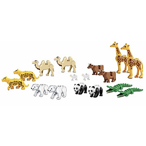 Nativity Bricks Noah's Ark Building Block Set - 976 Piece Building Block Kit for Kids and Adults - Small Toy Brick Set Christmas Stocking Stuffer (Boys and Girls Ages 12+)