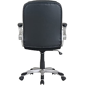 LYS Soho Flip Armrest Mid-back Leather Chair