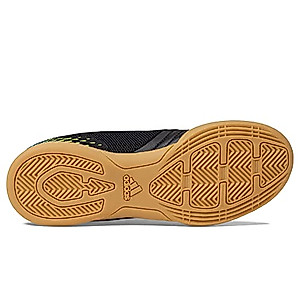 adidas Copa Sense.3 Indoor Sala Soccer Shoe, Black/Bright Cyan/Team Solar Yellow, 4.5 US Unisex Big Kid