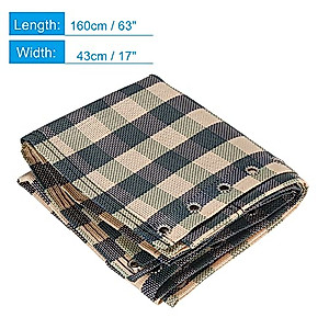 PATIKIL Gravity Chair Replacement Fabric, Anti-Gravity Chair Cloth Square Pattern Recliners Repair Tool Kit with with Cord Lace for Patio Outdoor, Green