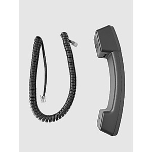 The VoIP Lounge Replacement Handset Receiver with Curly Cord for Avaya J100 Series IP Phone J129 J139 J169 J179