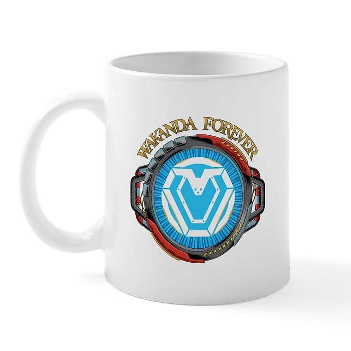 CafePress Wakanda Forever Arc Reactor Mugs Ceramic Coffee Mug, Tea Cup 11 oz