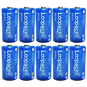 LOOPACELL CR123A 123 3V Lithium 10 Batteries