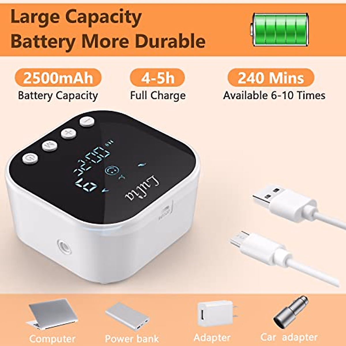 Double Electric Breast Pump with Baby Bottles PPSU, Portable Breast Pumps with 3 Modes and 9 Levels, Strong Suction, Pain Free, 2 Size Flanges, Rechargeable Milk Extractor for Home and Travel