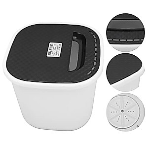 6 Litre Mini Lingerie Washer, Portable Ultrasonic Washing Machine, Mini Underwear Washer Compact Laundry Machine with USB Cord, Automatic Power Off, Suitable for Home Business, Travel, Apartment