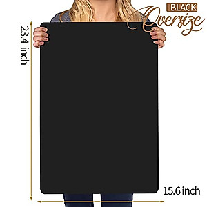 23.4”x 15.6”Oversize Silicone Mat for Crafts, LEOBRO Thick Silicone Mat for Jewelry Casting Mould, Placemat, Nonstick Heat-Resistant Multipurpose Silicone Craft Mat for Resin Casting Mould, Black