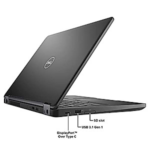 Dell Latitude 5490 Laptop 14in Core i5 8350U 16GB DDR4 256GB NVMe PCIe M.2 SSD HDMI Webcam Wind10 Pro (Renewed)
