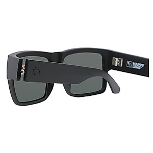 Spy Optic Cyrus Sunglasses Matte Black with Grey Green Lens + Spy Sticker
