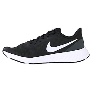 Nike Men's Revolution 5 Wide Running Shoe, Black/White-Anthracite, 9 4E US