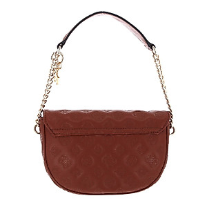 GUESS La Femme Flap Shoulder Bag Cognac One Size