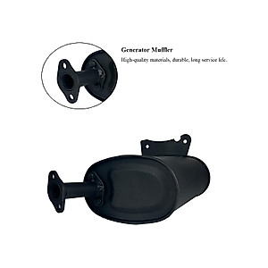 YAMAKATO Generator Muffler Silencer Kit for Honda & Clone Predator GX340 GX390 420cc 389cc 439cc 459cc Champion Duromax Firman Jiangdong etc.